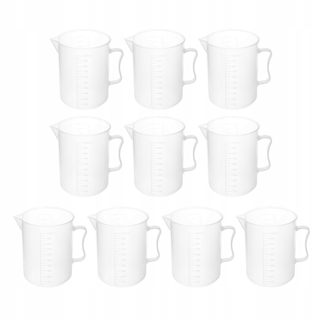 NISKA ZLEWKA LABORATORYJNA MIAROWA Z UCHEM 1000 ml - 9883551774 - oficjalne archiwum Allegro