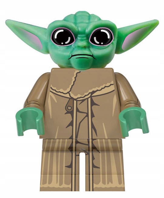 Minifigurka Baby Yoda Grogu Custom Lego Star Wars - 12161694394 ...