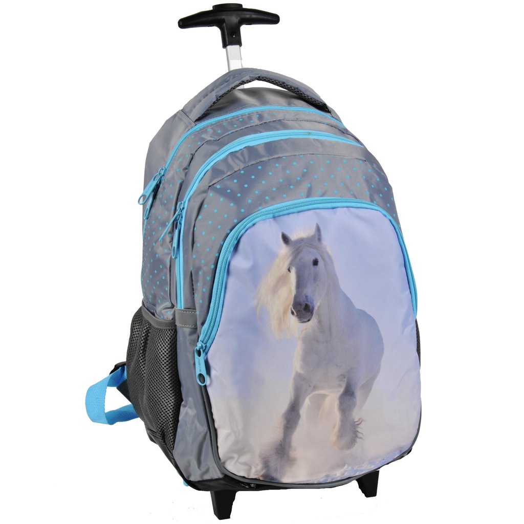 PLECAK NA KÓŁKACH Z KONIEM KONIE DLA DZIEWCZYNY - 6911529113 - oficjalne archiwum Allegro
