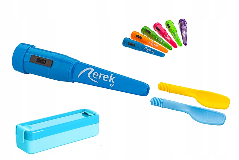 REREK WIBRATOR LOGOPEDYCZNY + 2 KOŃCÓWKI KOLOR NIEBIESKI - OrtoSklep ...