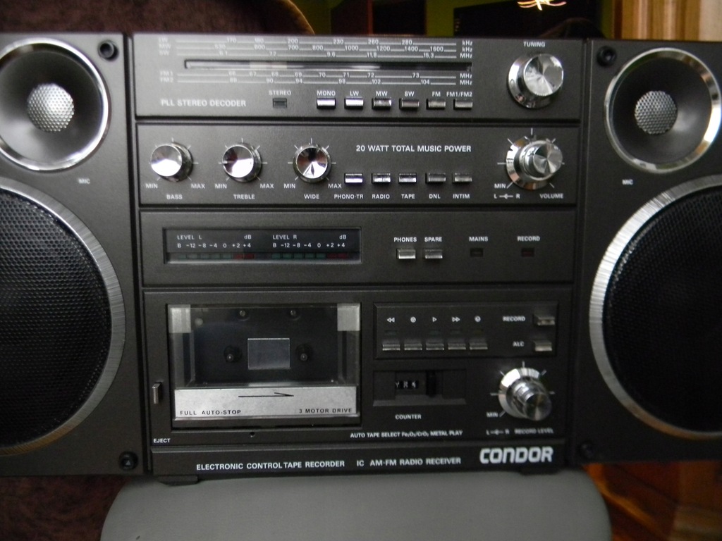 radiomagnetofon condor unitra - 13333189027 - oficjalne archiwum Allegro