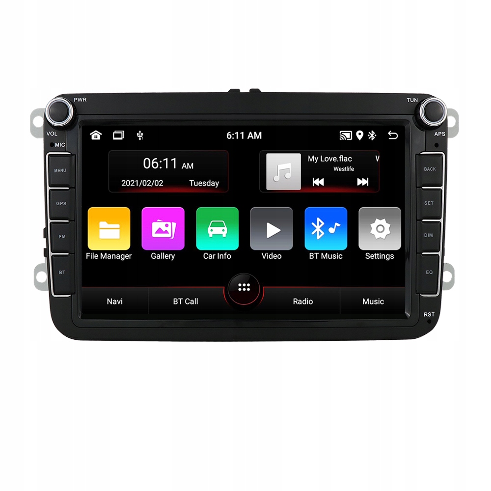 RADIO 2DIN NAWIGACJA ANDROID VW TIGUAN I TOURAN I - 12371120344 - oficjalne archiwum Allegro