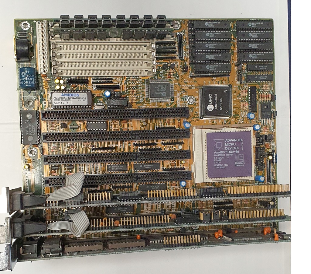 Stara płyta główna AT 486 DX2-80 3szt. 1 VGA - 11379290675 - oficjalne archiwum Allegro