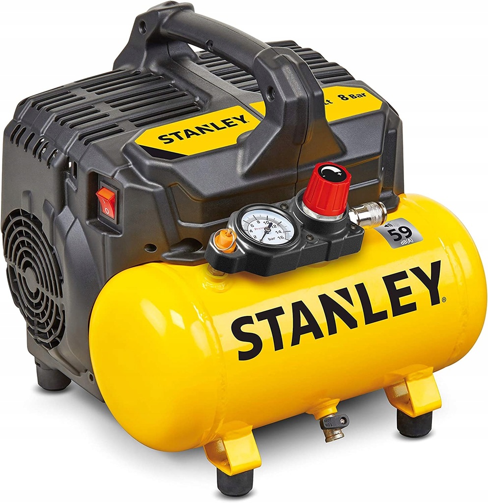 Kompresor powietrza Stanley 100/8/6 Silent K733 - 12693339550 - oficjalne archiwum Allegro