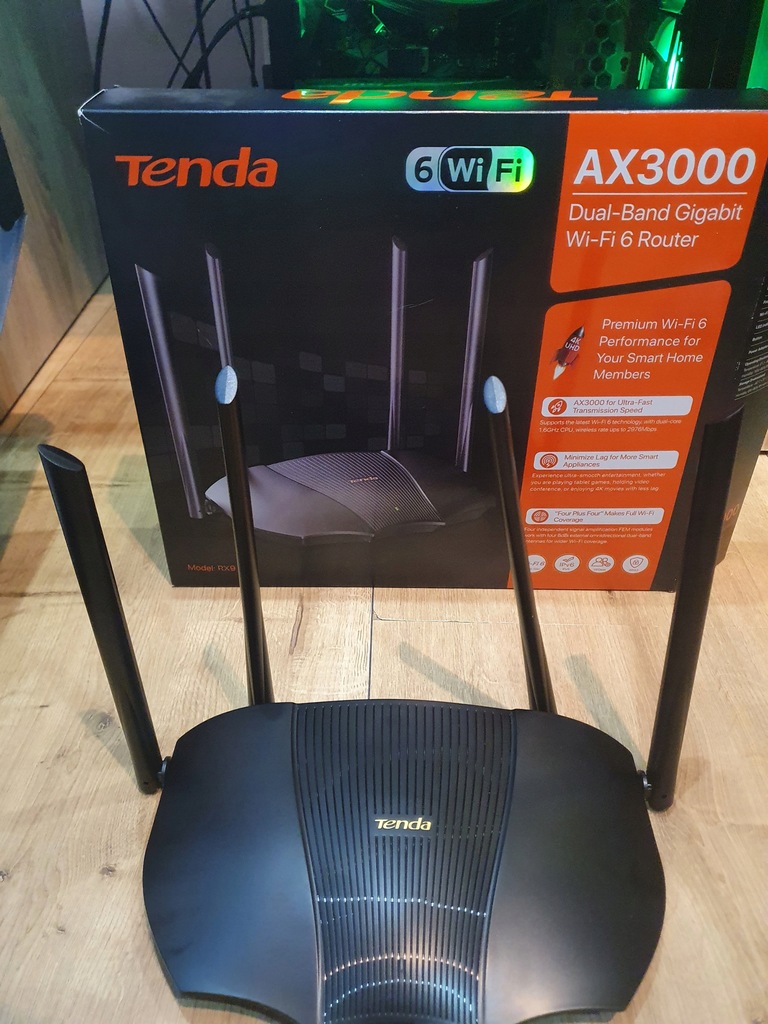 ROUTER TENDA RX9 PRO AX3000 duży zasięg wi-fi 6 - 11715416085 ...