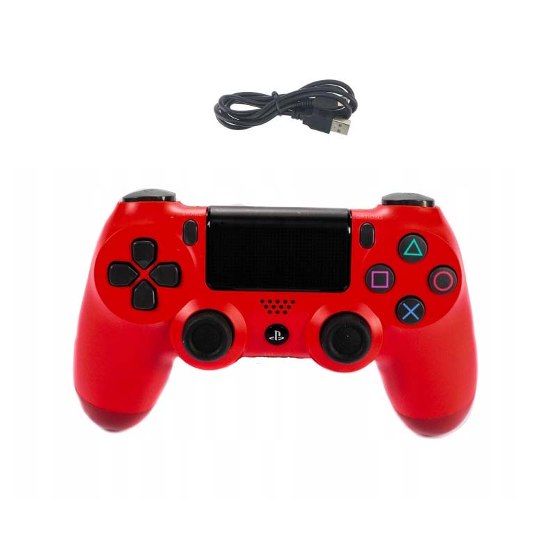 Pad bezprzewodowy PS4 czerwony - 12663358773 - oficjalne archiwum Allegro