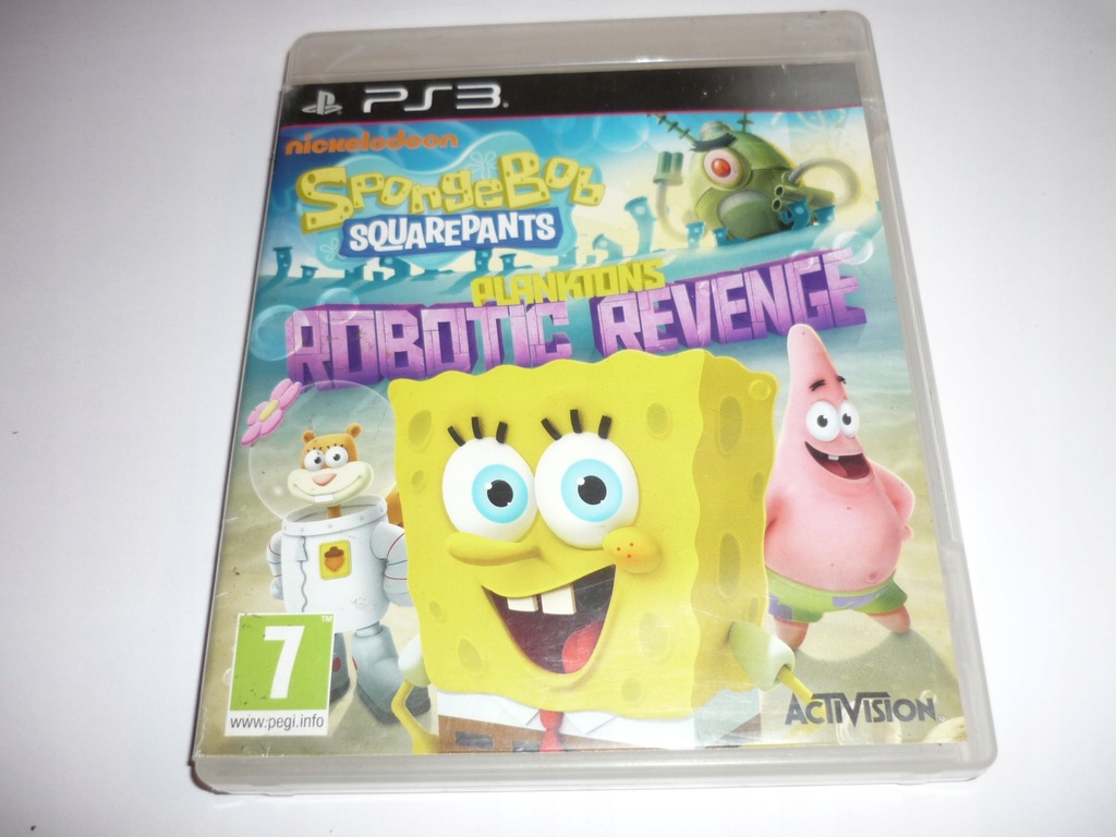 PS3 SPONGEBOB PLANKTONS ROBOTIC REVENGE UNIKAT - 10593453875 ...