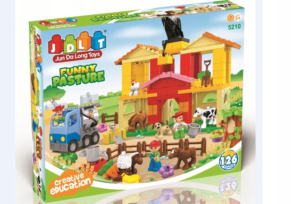 Klocki JDLT typ DUPLO Klocki FARMA 126 elementy - 11404768682 - oficjalne archiwum Allegro