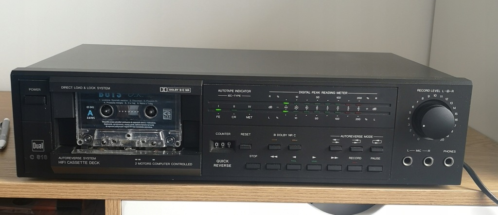 Magnetofon kasetowy Dual C-818 - 12216939302 - oficjalne archiwum Allegro