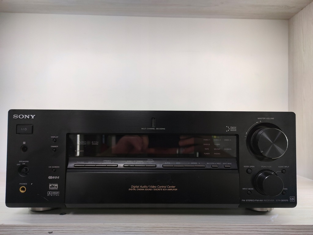 Amplituner Sony STR-DB1070 6.1 czarny - 12697744971 - oficjalne archiwum Allegro