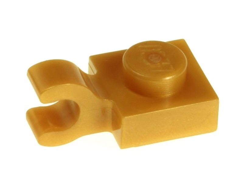 LEGO Płytka zaczep 1x1 61252 złota perłowa 2 szt. - 10976429418 ...