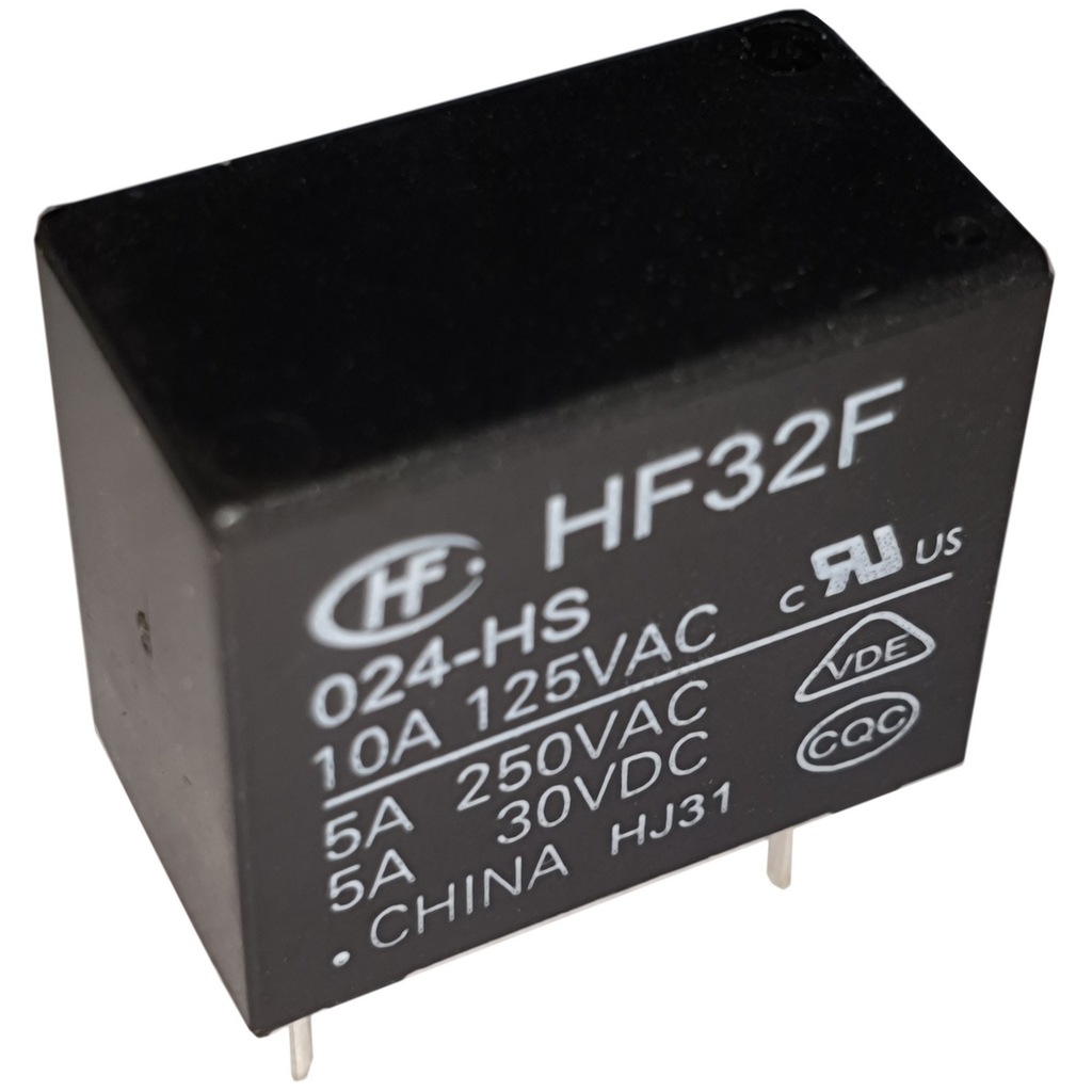 Przekaźnik HF-32F-024-HS 24V 10A zwierny HONGFA - 10795833362 - oficjalne archiwum Allegro