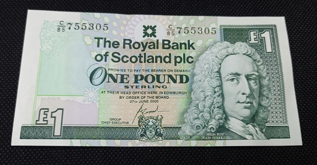 Banknot 1 Funt, Szkocja - 13129629153 - oficjalne archiwum Allegro