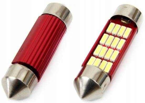 Żarówki C5W LED rurkowe rurka CAN BUS 36 mm 12V 2x - 9210390643 - oficjalne archiwum Allegro
