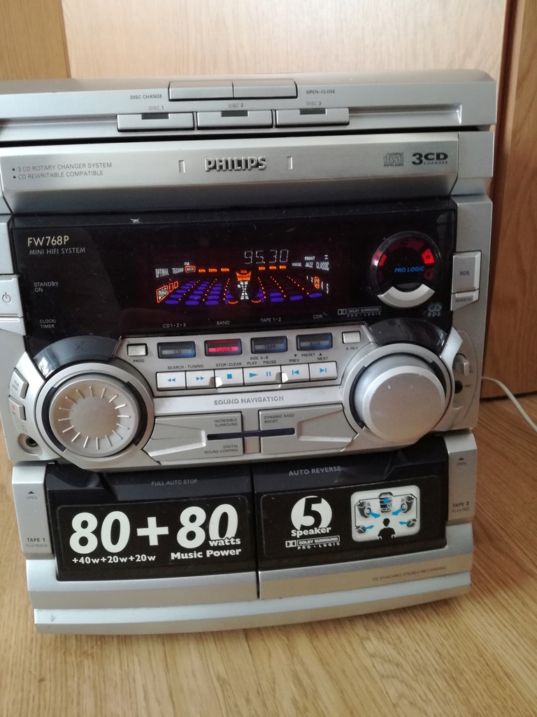 Wieża Philips FW 768P - 11270105501 - oficjalne archiwum Allegro