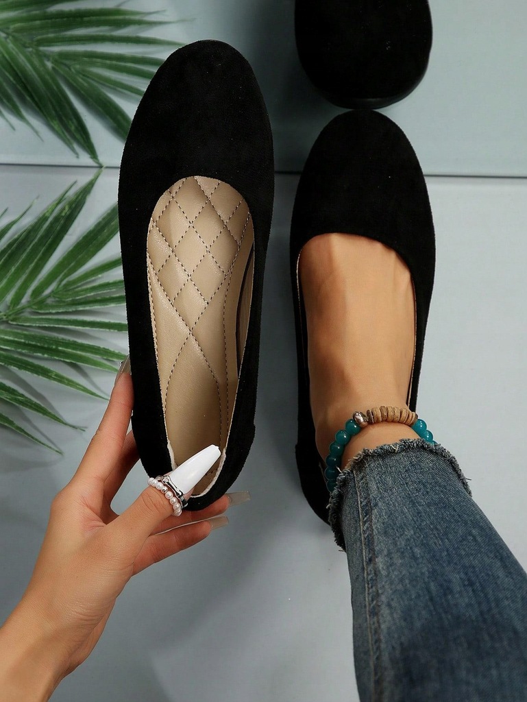 BALERINY PIKOWANIE SHX NF9__42 SHEIN CZARNE KLASYCZNE - 14669295180 ...