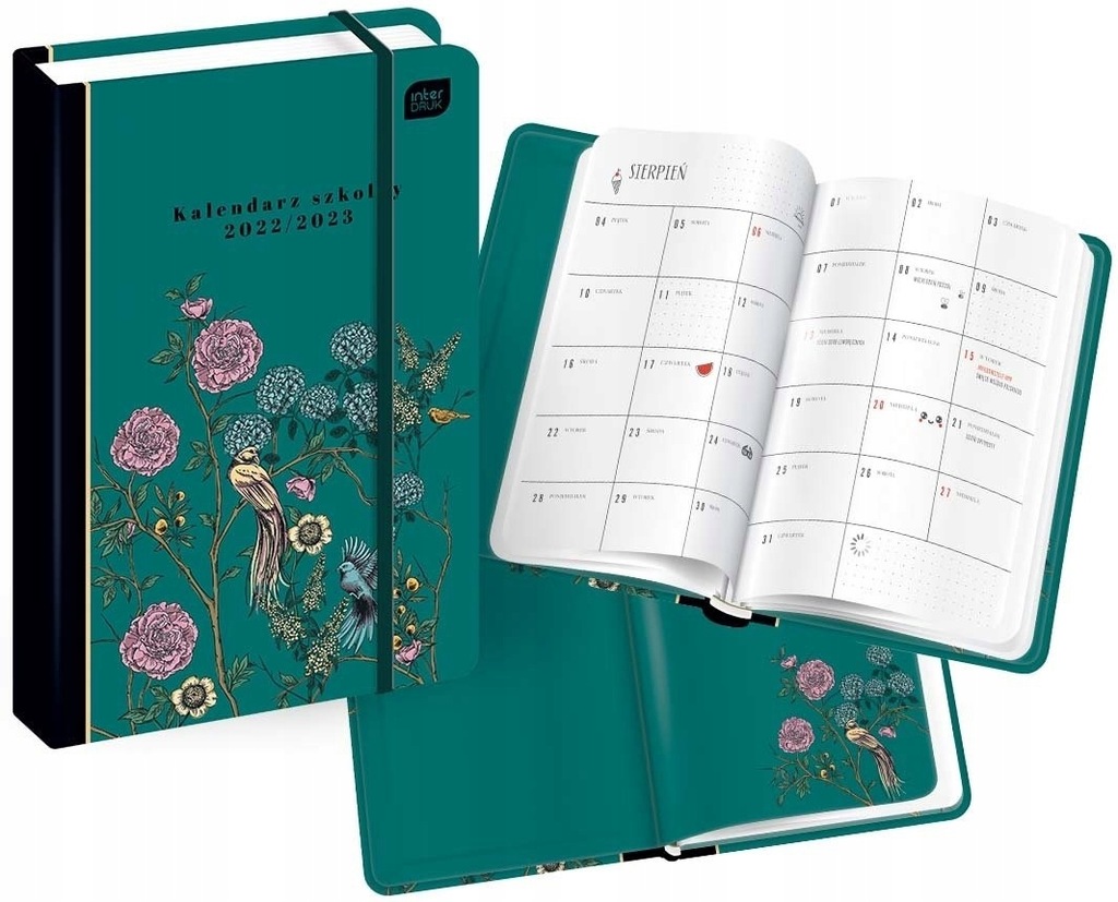 INTERDRUK Kalendarz planer szkolny B6 2022/2023 - 12485346631 ...
