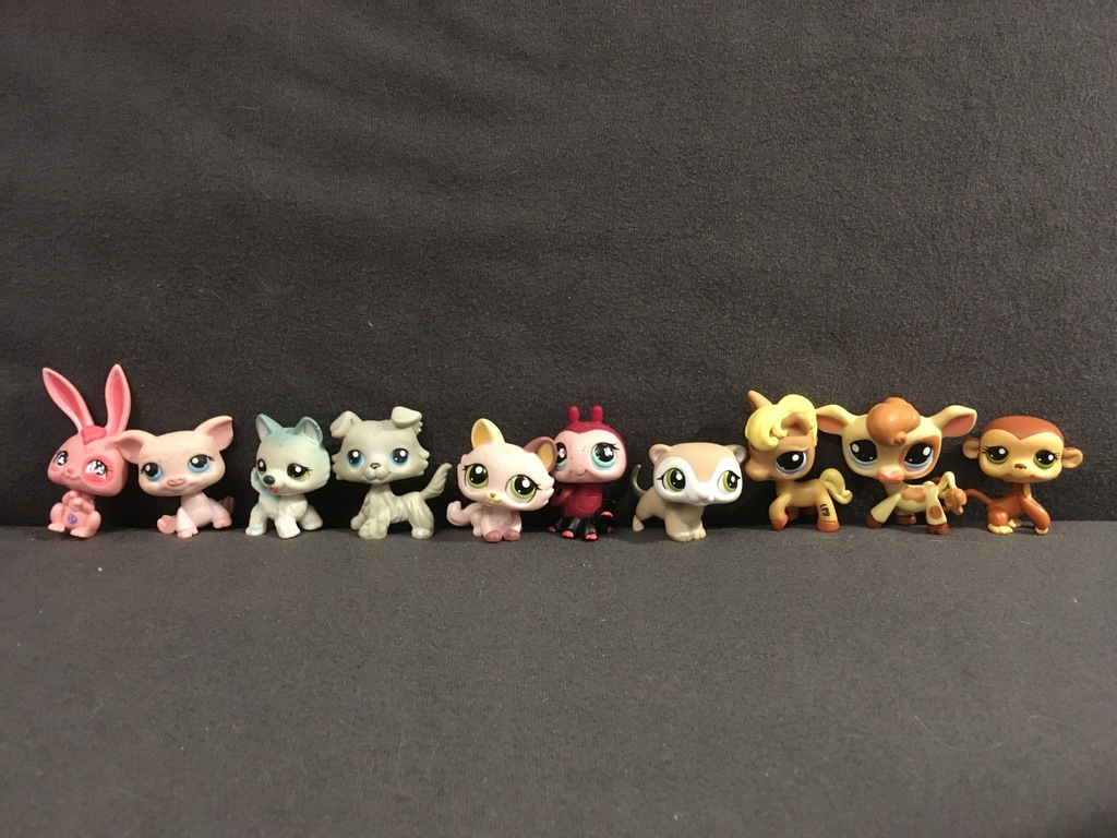 Littlest Pet Shop LPS biedronka, świnka i inne - 13204150291 ...