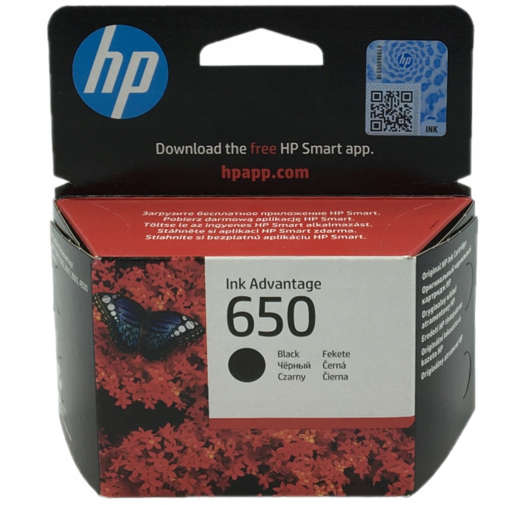 TUSZ HP 650 CZ101AE czarny ORYGINALNY Deskjet Ink - 12575742953 ...