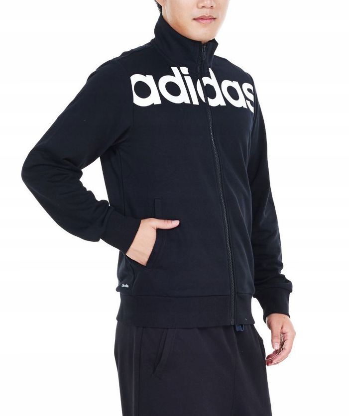 ADIDAS BLUZA MĘSKA LIN TTOP CZARNA S21274 M - 10794035746 - oficjalne ...