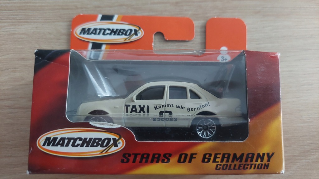 MATCHBOX - MERCEDES - BENZ E-CLASS TAXI / PUDEŁKO - 13854948545 - oficjalne archiwum Allegro