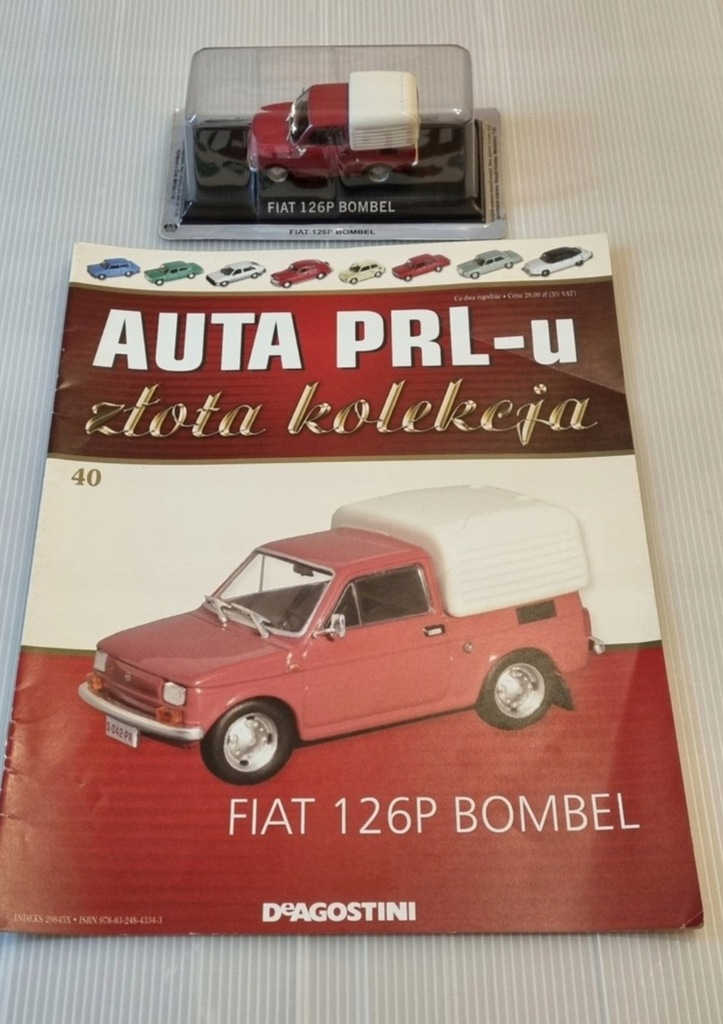 Kultowe Auta PRL FIAT 126P BOMBEL ZŁOTA KOLEKCJA - 13765143067 ...
