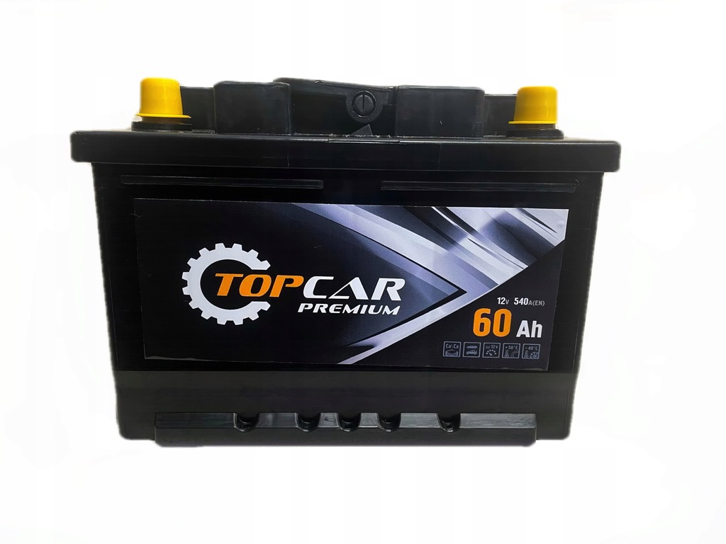AKUMULATOR SAMOCHODOWY 12V TOPCAR 60Ah 540A L2B - 11595917605 - oficjalne archiwum Allegro