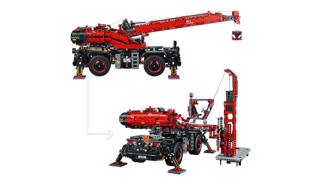 Lego Technic Dźwig 2w1 42082 - 9861927778 - oficjalne archiwum Allegro