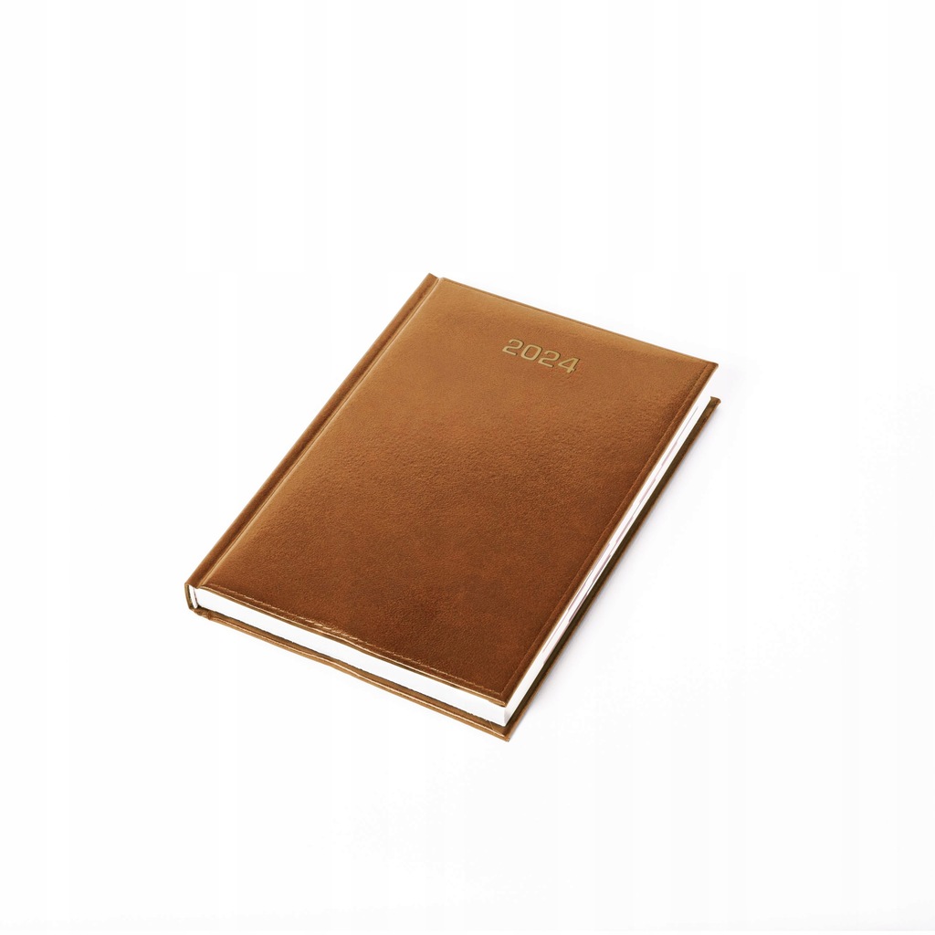 KALENDARZ KSIĄŻKOWY DZIENNY 2024 BALADEK A5 BRĄZOWY DAZAR - 14437317439 ...