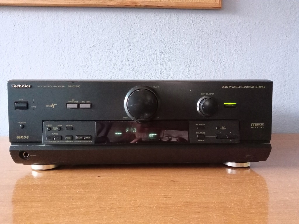 Amplituner Technics SA-DX750 5.1 tytanowy - 11788925760 - oficjalne archiwum Allegro