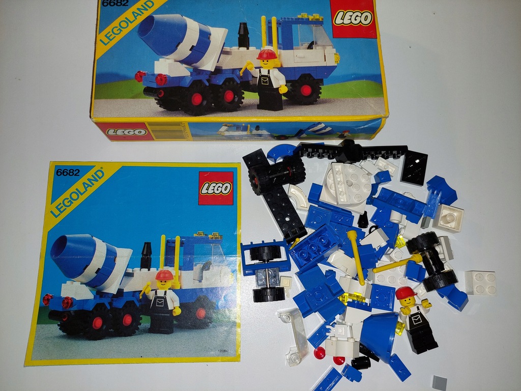 LEGO 6682 Cement Mixer Pudełko - 12643057644 - oficjalne archiwum Allegro