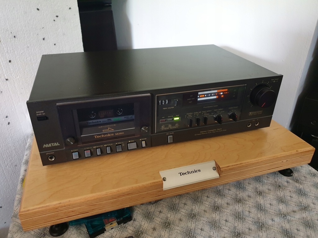 Magnetofon Jednokasetowy Technics RS-M260 Unikat . - 8178531290 ...