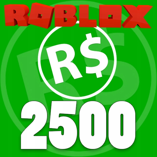 ROBUX ROBLOX 2500 RS - 11178807672 - oficjalne archiwum Allegro