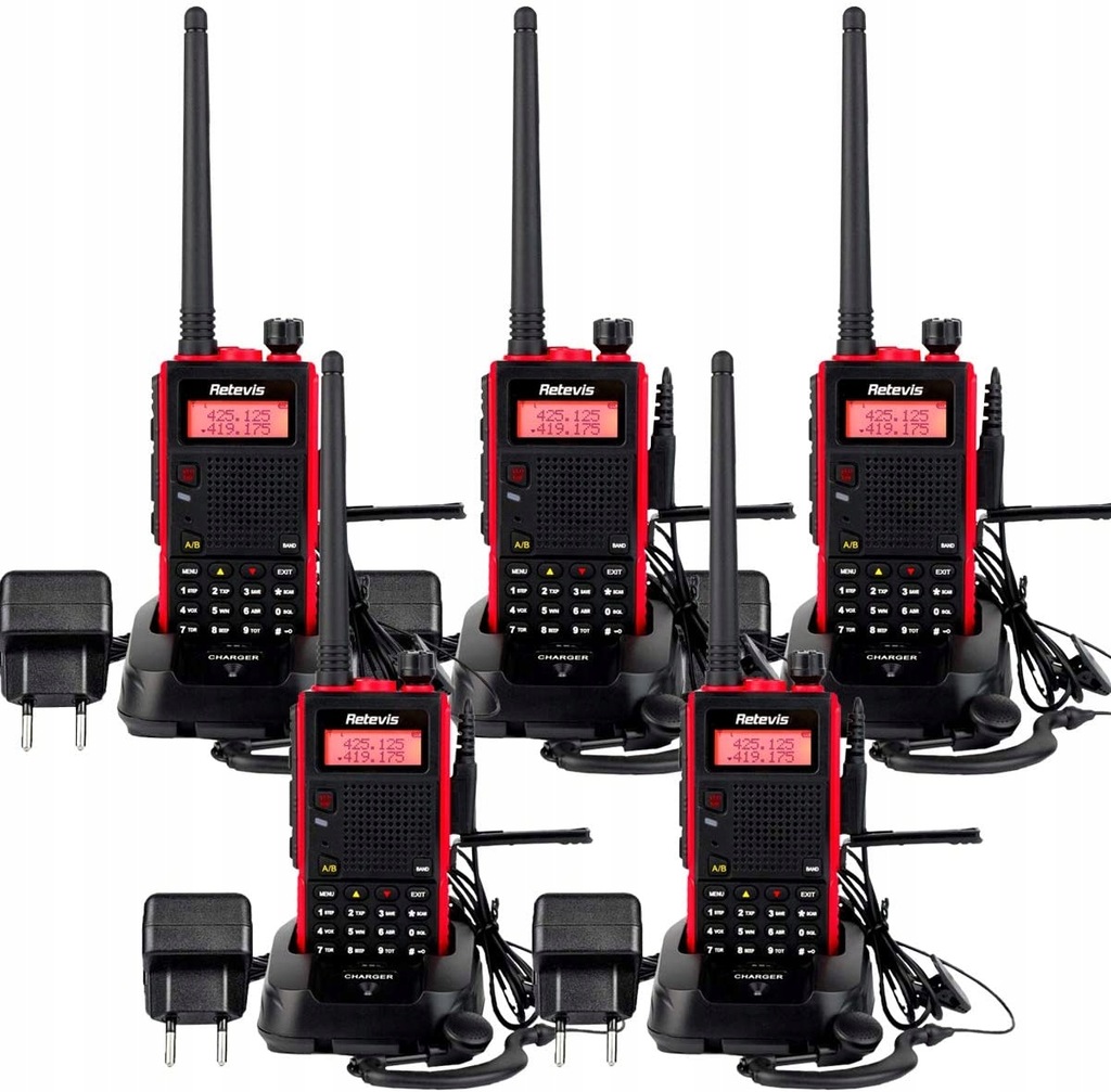 Retevis RT5 Walkie Talkie Dual Band 2m/ 70cm Radio - 12222210342 ...