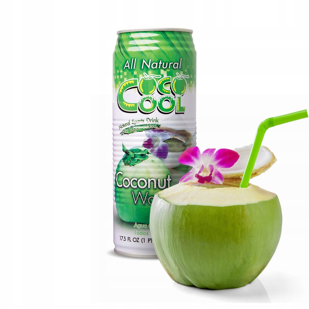 Coco Cool Woda kokosowa z młodego kokosa 520 ml - 10699924839 ...