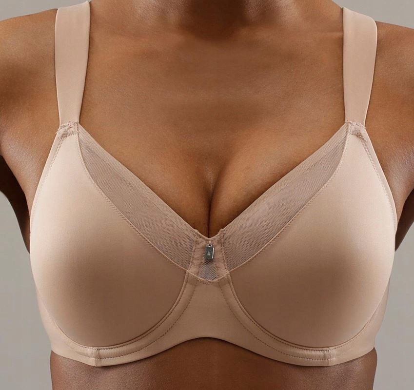 TRIUMPH BEŻOWY MIĘKKI BIUSTONOSZ 100D - 11897221211 - oficjalne archiwum Allegro