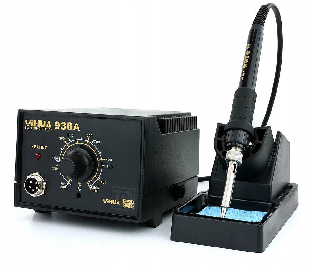 STACJA LUTOWNICZA LUTOWNICA YIHUA 936A 75W 900M - 10663039869 ...