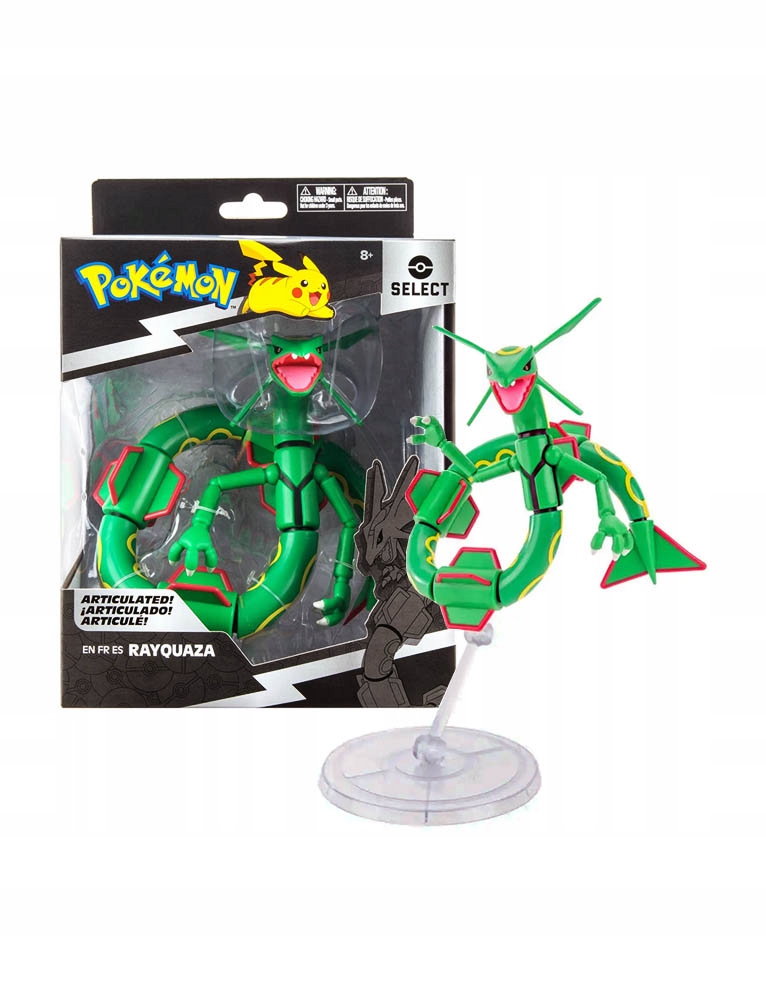 RUCHOMA FIGURKA / POKEMON BATTLE SELECT / RAYQUAZA - 12771346987 ...
