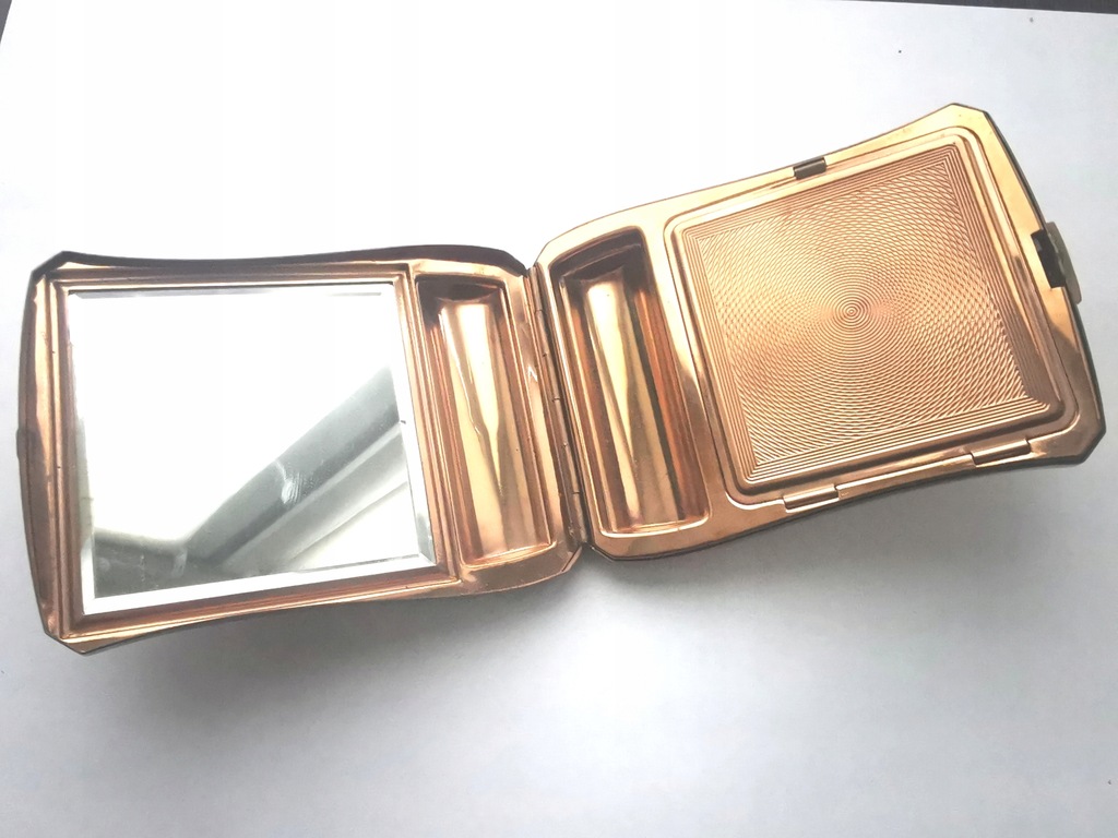 PUDERNICZKA z LUSTERKIEM szminka ART DECO - 13200272426 - oficjalne ...