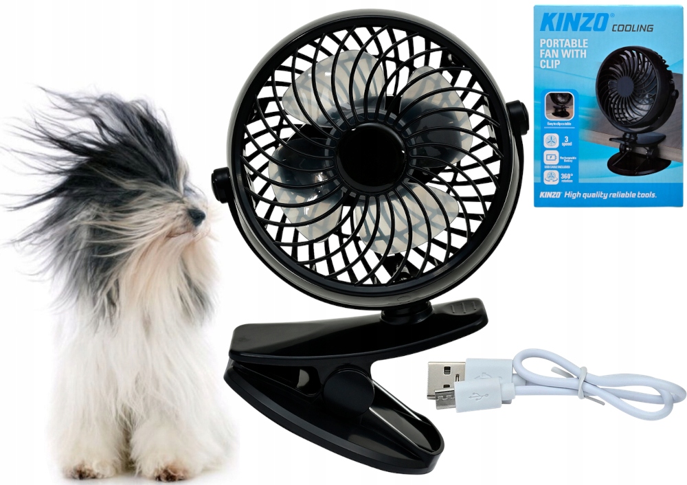 WIATRAK WENTYLATOR BIURKOWY NA USB LAPTOP KOMPUTER - 12260092224 ...