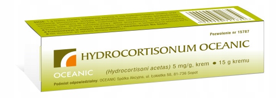 HYDROCORTISONUM Oceanic krem na ukąszenia 15 g - 10907589885 ...