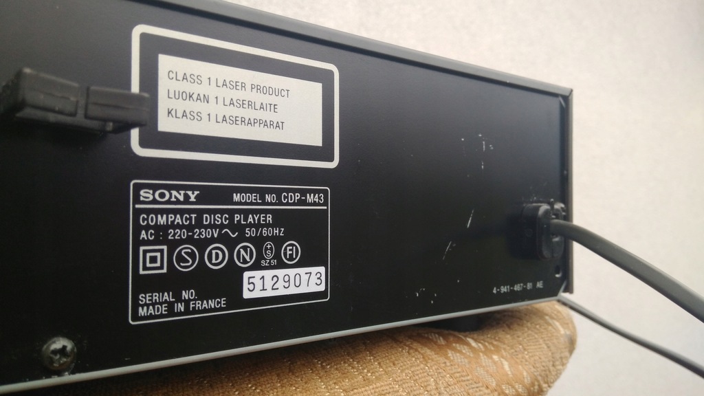 Купить CD-проигрыватель Sony CDP-M43, черный, титан: отзывы, фото и характеристики на Aredi.ru ...