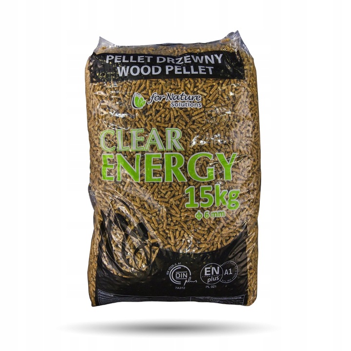 Pelet Pellet Drzewny Clear Energy 100 % Sosna 15kg - 13021302430 ...