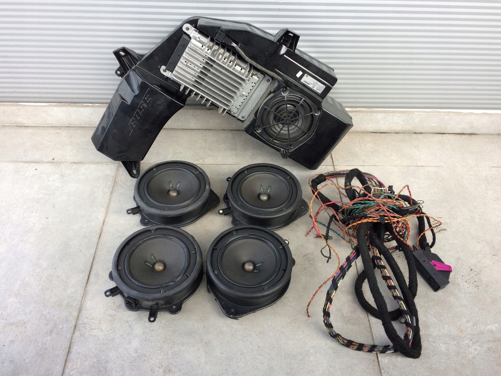 GLOSNIKI WZMACNIACZ AUDI A4 B6 B7 AVANT BOSE - 9464855328 - oficjalne archiwum Allegro