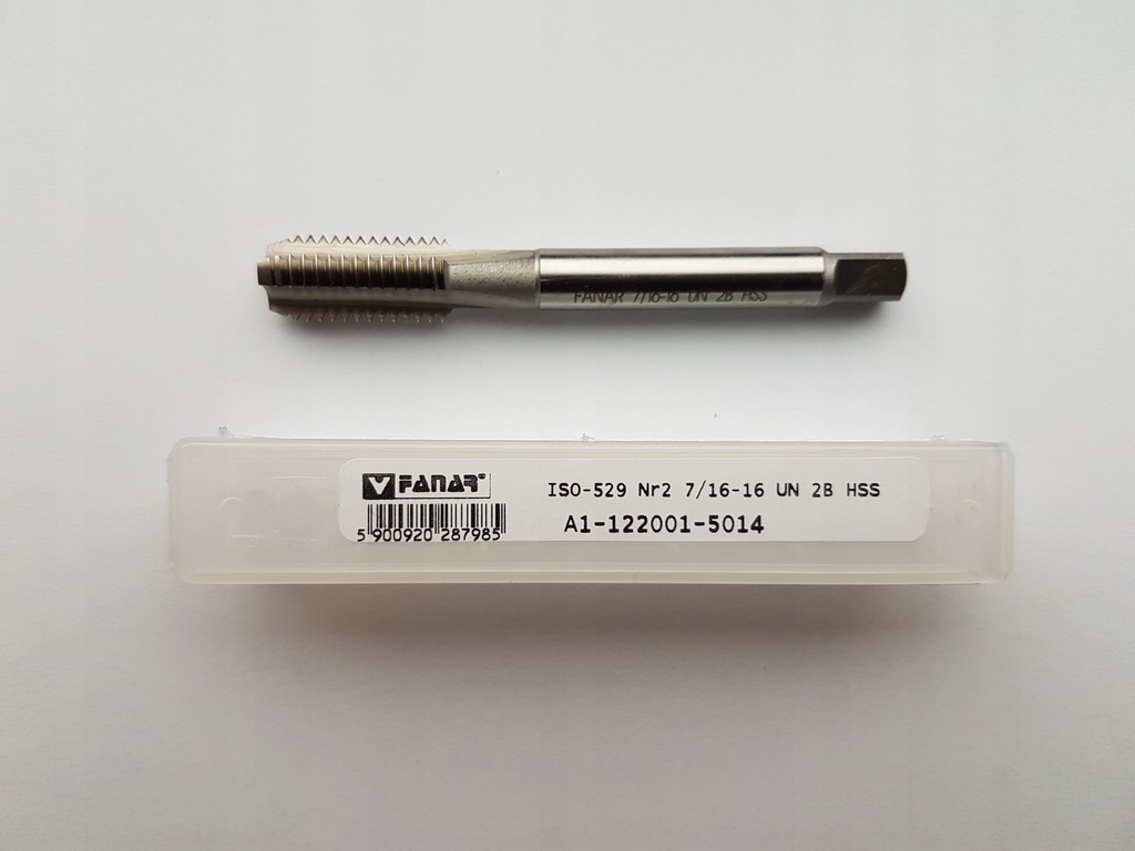 Nowy Gwintownik Fanar ISO529/2 7/16-16 UN 2B Nr2 - 7686327191 - oficjalne archiwum Allegro