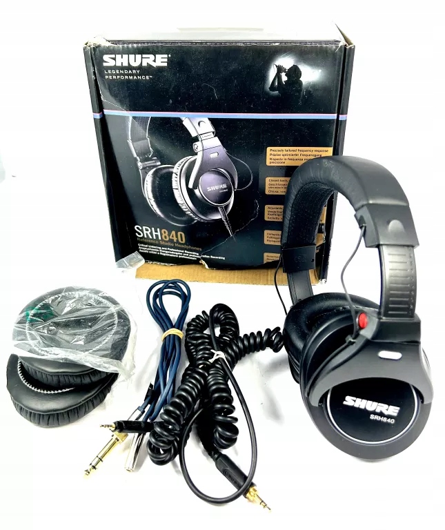 SŁUCHAWKI SHURE SRH840 - 16697107255 - oficjalne archiwum Allegro