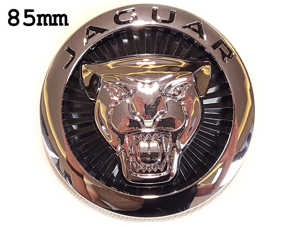 JAGUAR F-PACE NOWY EMBLEMAT LOGO GRILL CZARNY 85mm - 13051075540 ...