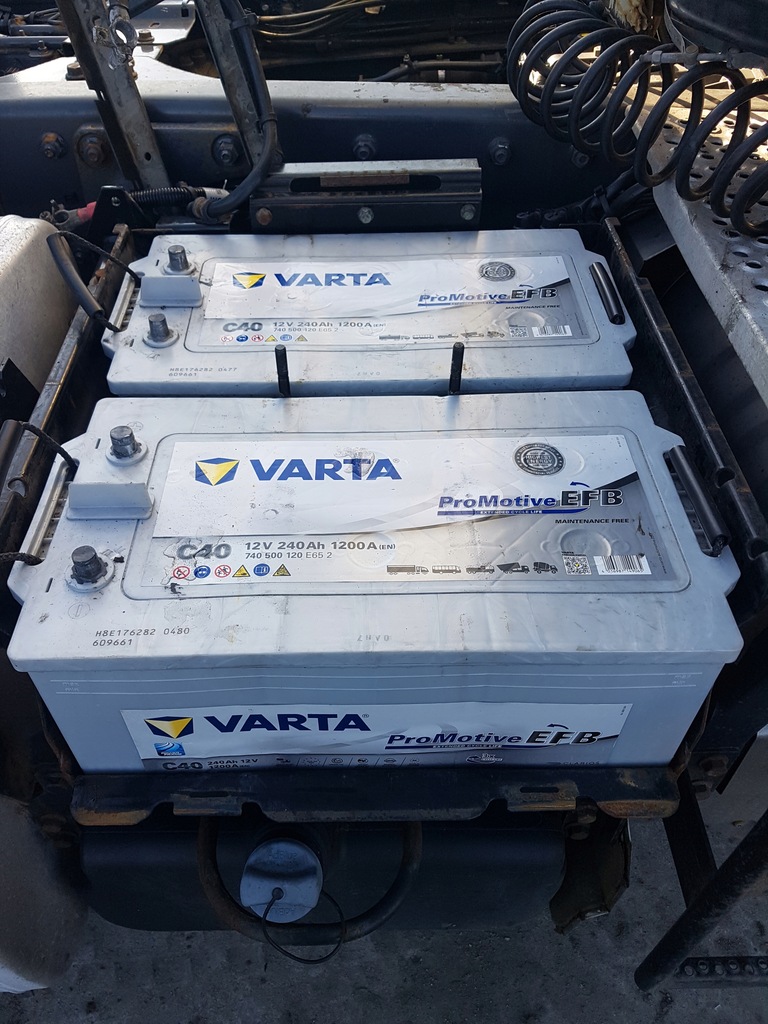 Akumulator VARTA 240Ah 1200A C40 EFB PRO MOTIV - 11901965832 ...