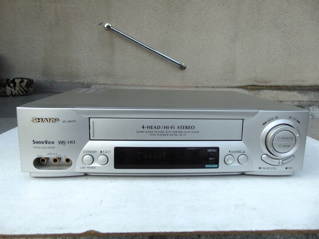 SHARP VC-MH71 GM Magnetowid VHS VIDEO HI-FI STEREO odtwarzacz kaset - 14311202571 - oficjalne ...