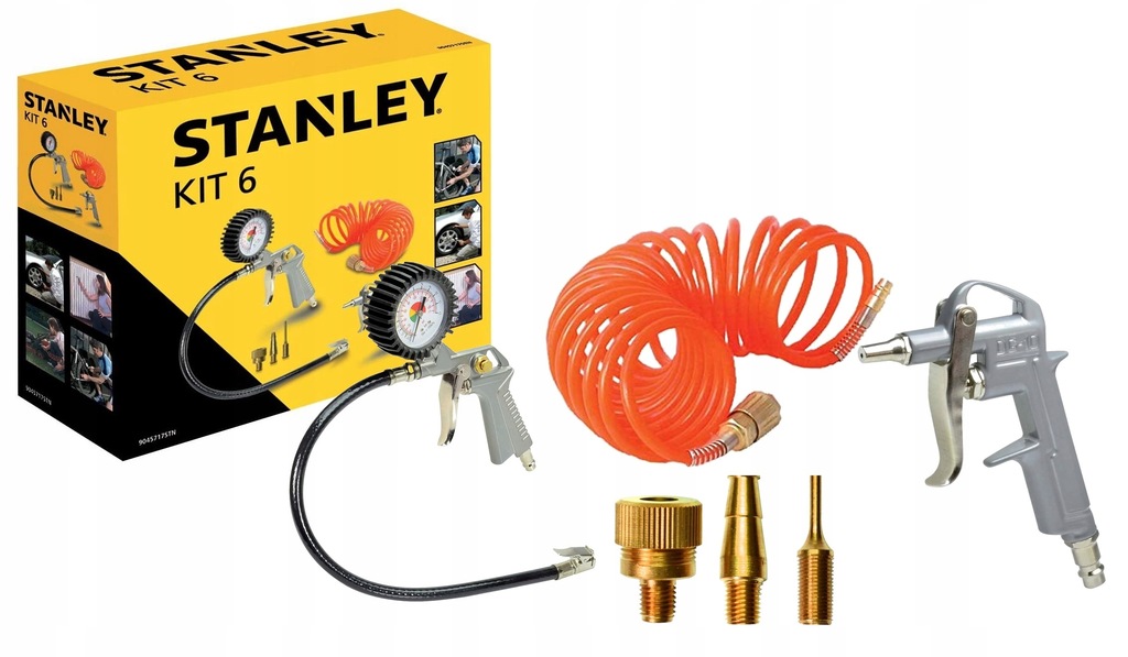 STANLEY KIT6 ZESTAW PNEUMATYCZNY DO KOMPRESORA - 13020053324 ...